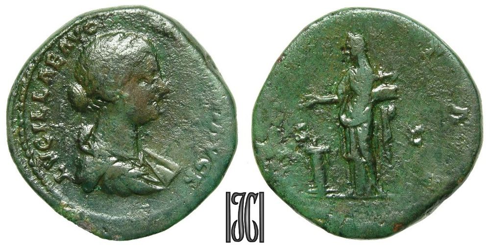 Lucilla Sestertius (wife of Lucius Verus) Römisches Reich (Gebraucht ...