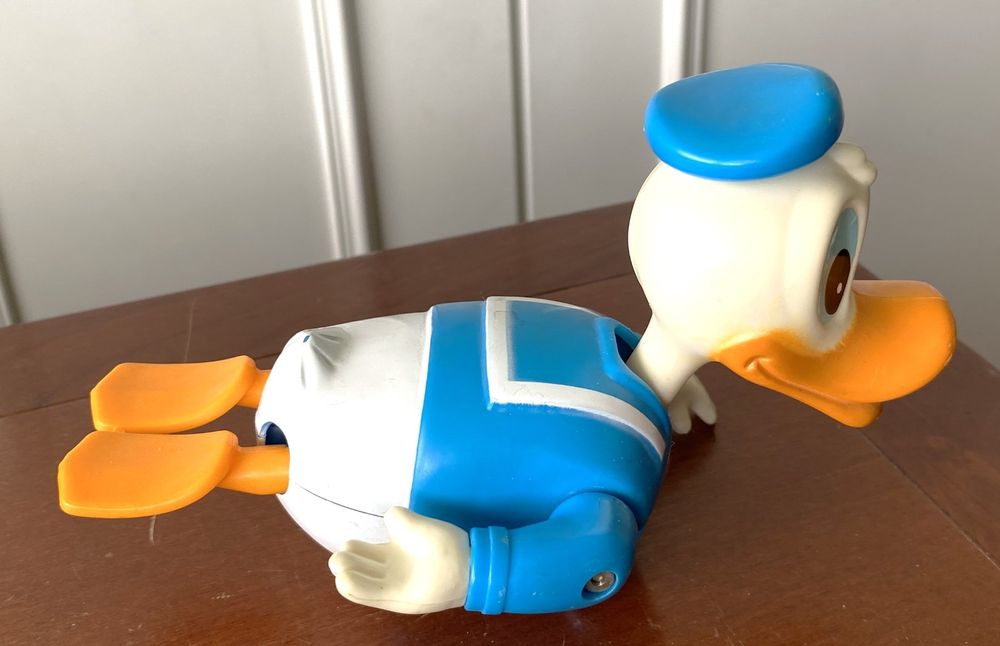 vintage Donald Duck Tiny Swimmers Walt Disney TOMY 1977 RAR! (Gebraucht ...