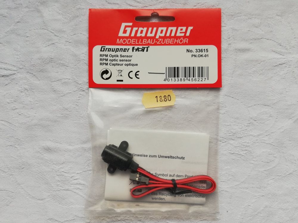 Graupner HOTT RPM Optik-Sensor (Neu und originalverpackt) in Flüh für ...