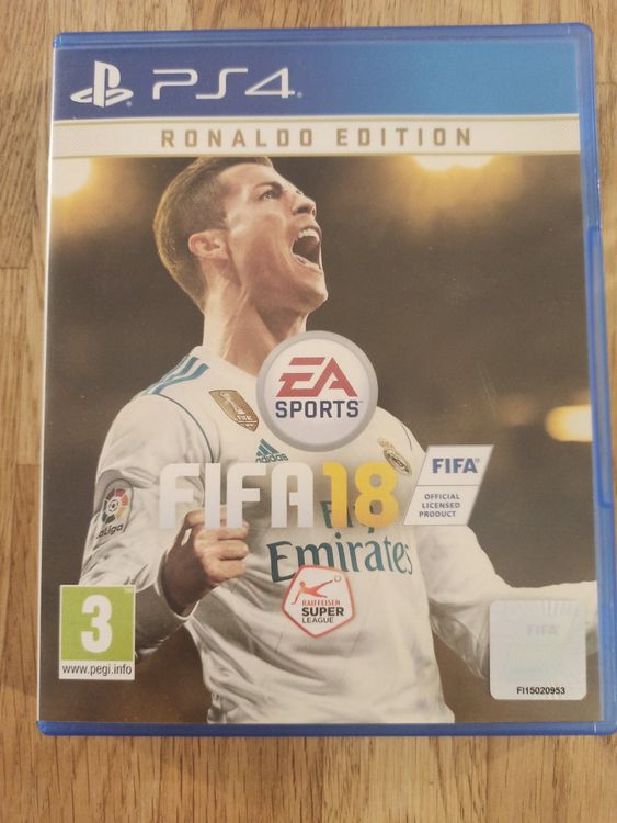 💿🎮📀Fifa 18 / Ronaldo Edition PS4💿🎮📀 (Gebraucht) in Oberweningen für CHF 4.95 – mit Lieferung auf ...