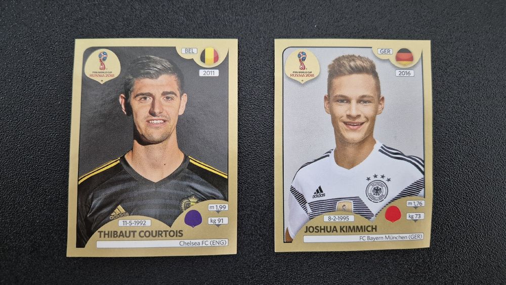 Panini Bilder 2018 - Joshua Kimmich & Thibaut Courtois | Kaufen auf Ricardo