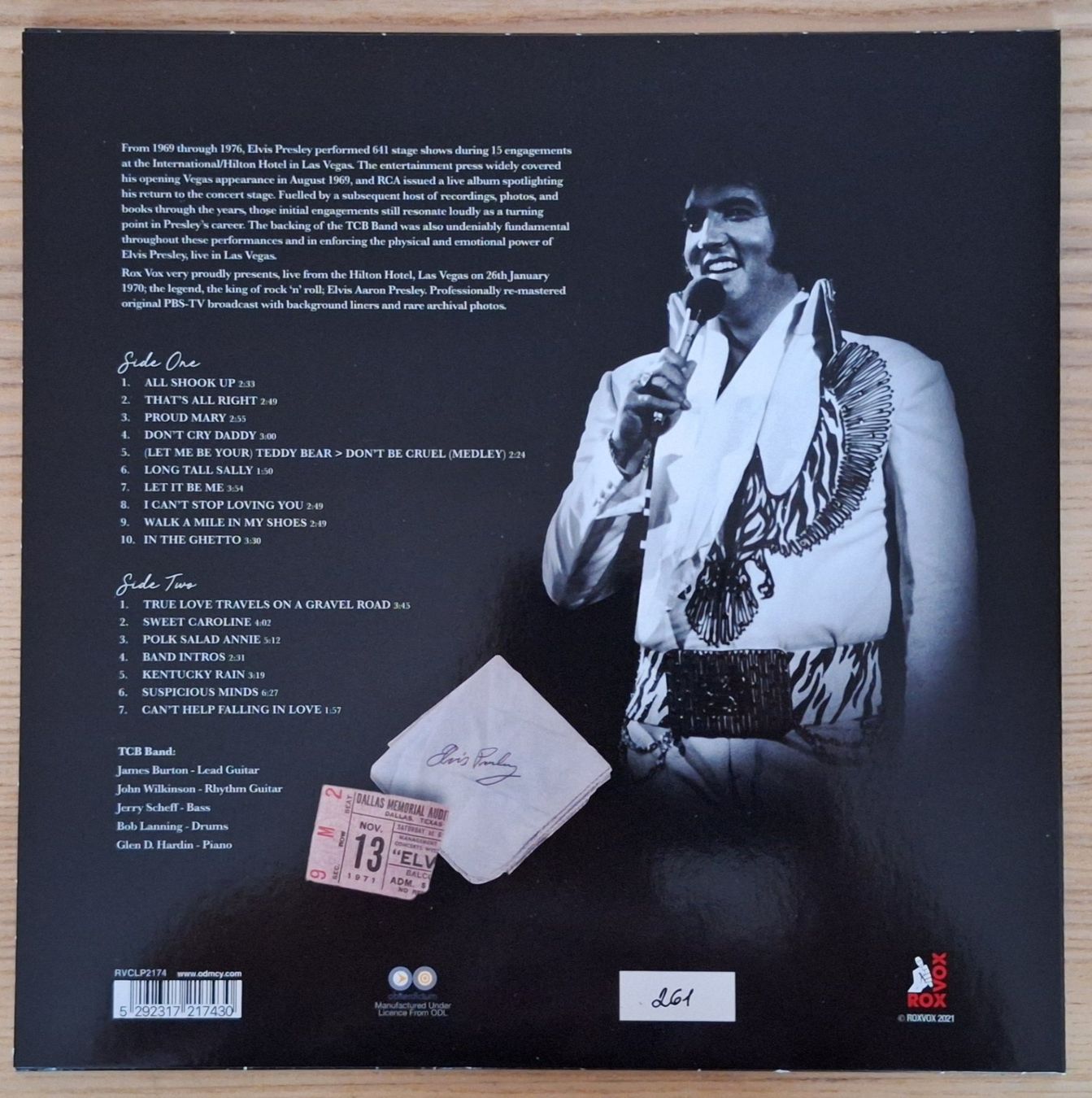 Elvis Presley Live International Hotel, Januar 1970 RoxVox (Gebraucht ...