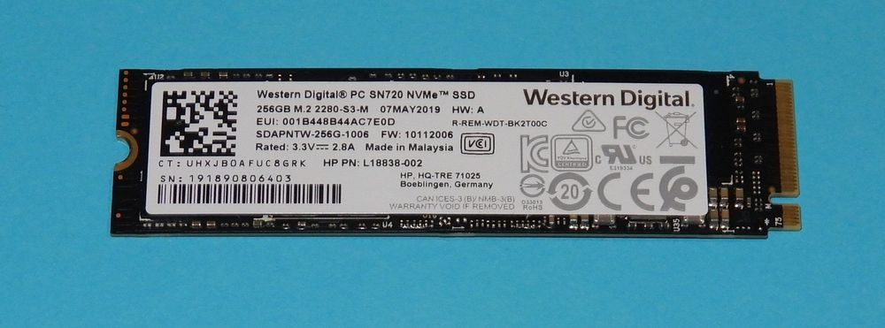Western Digital NVMe 256 GB SSD | Kaufen auf Ricardo