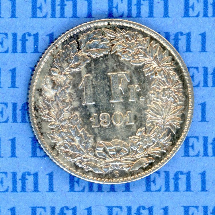 CHF___1.00 1901 unz-stgl 1 Franken (Neu (gemäss Beschreibung)) in Widnau für CHF 301 – mit ...