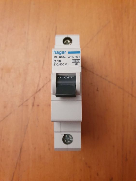 LS Hager MU 016c C16 16A | Kaufen auf Ricardo
