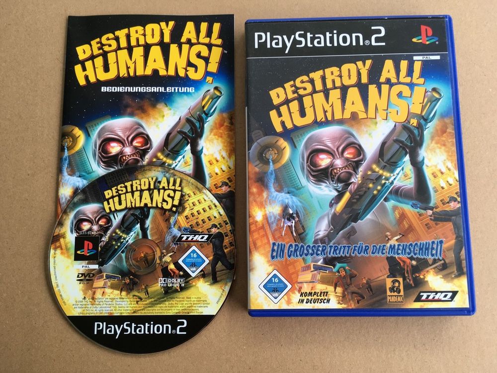 DESTROY ALL HUMANS für Playstation 2 (Gebraucht) in St.Gallen für CHF ...