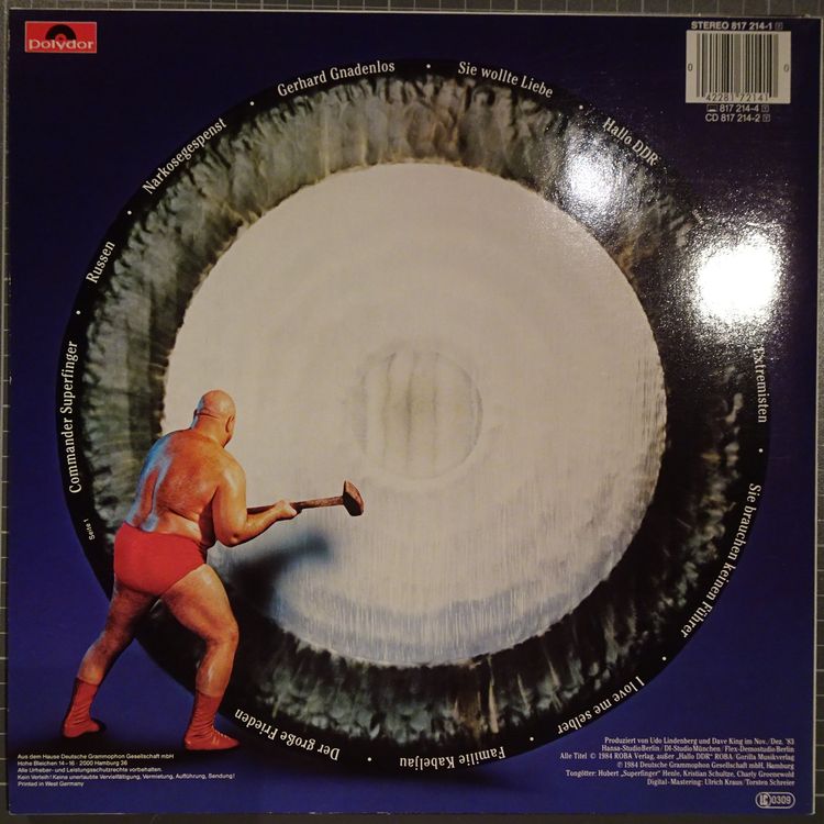 Lindenberg Udo - Götterhämmerung EX/EX [BKLT] (Gebraucht) in Muhen für ...