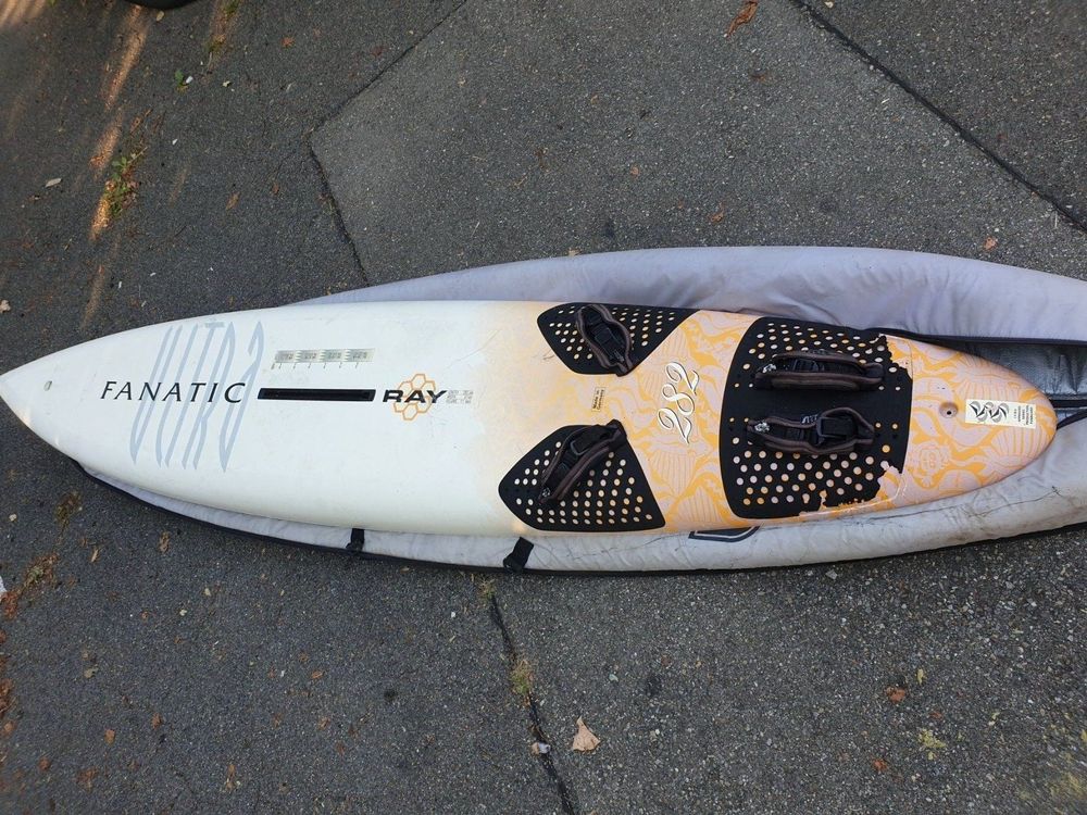 Windsurfbrett Fanatic Ultra Ray 282, mit sehr viel Zubehör (Gebraucht ...