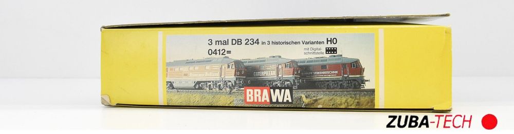 Brawa 0412 Diesellok-Set 3-tlg BR 234 DR Ludmilla H0 GS OVP | Kaufen ...
