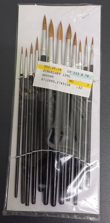 *12 - TEILIGES PNSEL - SET* NEU/KARTON 10 X 25CM | Kaufen auf Ricardo
