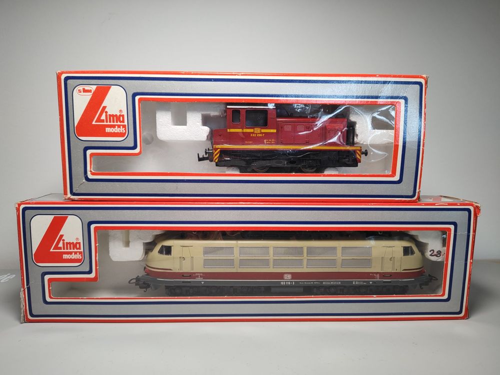 2x Lima DB Lokomotiven (BR 103 und Rangierlok) | Kaufen auf Ricardo