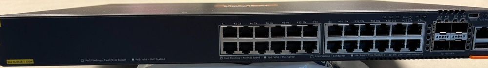 JL725A: HPE Aruba 6200F Switch, 24G, 4 SFP+ Ports, PoE 370 (Neu und ...