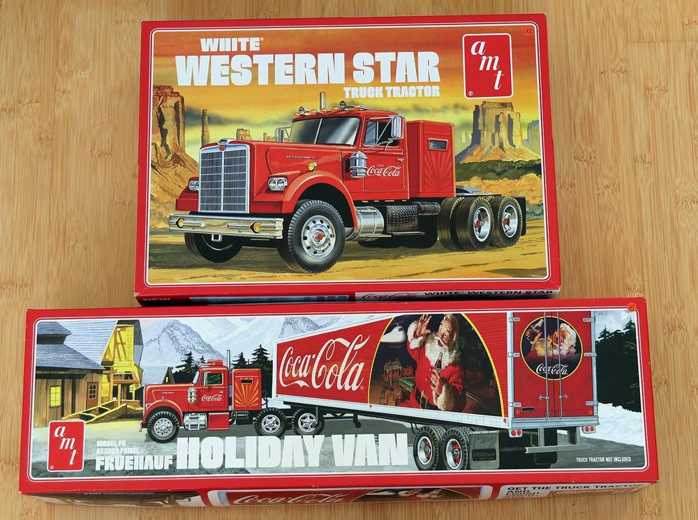 Coca-Cola Truck mit Anhänger – AMT 1/25 (Neu und originalverpackt) in ...