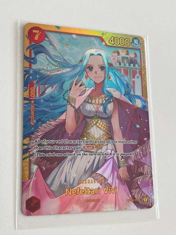 One Piece TCG OP04-118 SEC Nefeltari Vivi (Neu (gemäss Beschreibung)) in Oberentfelden für CHF ...