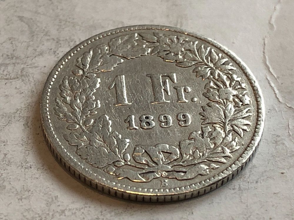 Schweiz 1 Franken 1899 Silber Rar | Kaufen auf Ricardo