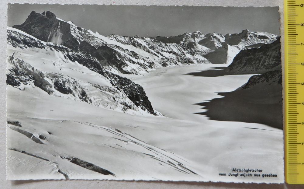 AK,CPA, ALETSCHGLETSCHER VOM JUNGFRAUJOCH AUS GES.ungelaufen (Gebraucht) in Neuhausen am ...