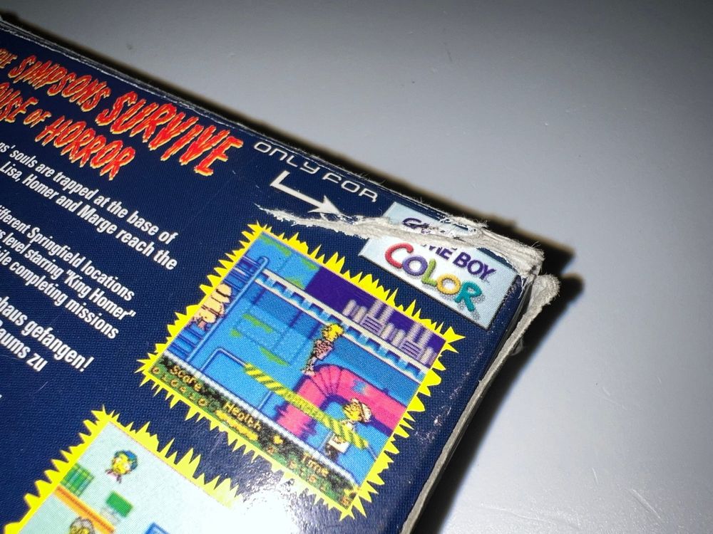 GBC - Simpsons: Night of the living Treehouse of Horror OVP | Kaufen ...