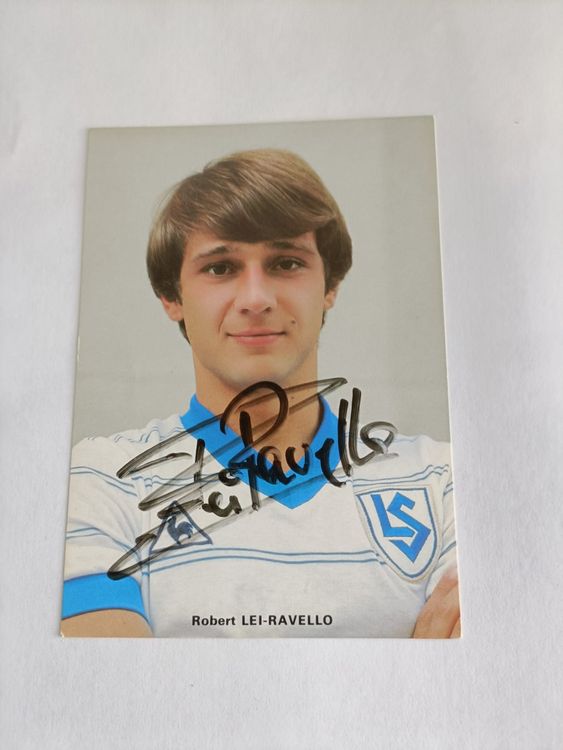 Autogramm Karte Robert Lei- Ravello Lausanne Sports (Gebraucht) in ...