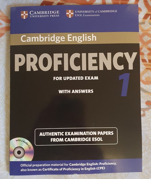Cambridge English Proficiency (CPE) Past Papers mit CD (neu) (Neu und originalverpackt) in ...
