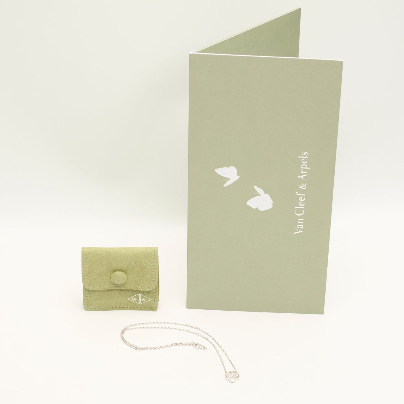 RARE Authentique Collier VAN CLEEF ARPELS Alhambra diamant (D'occasion ...