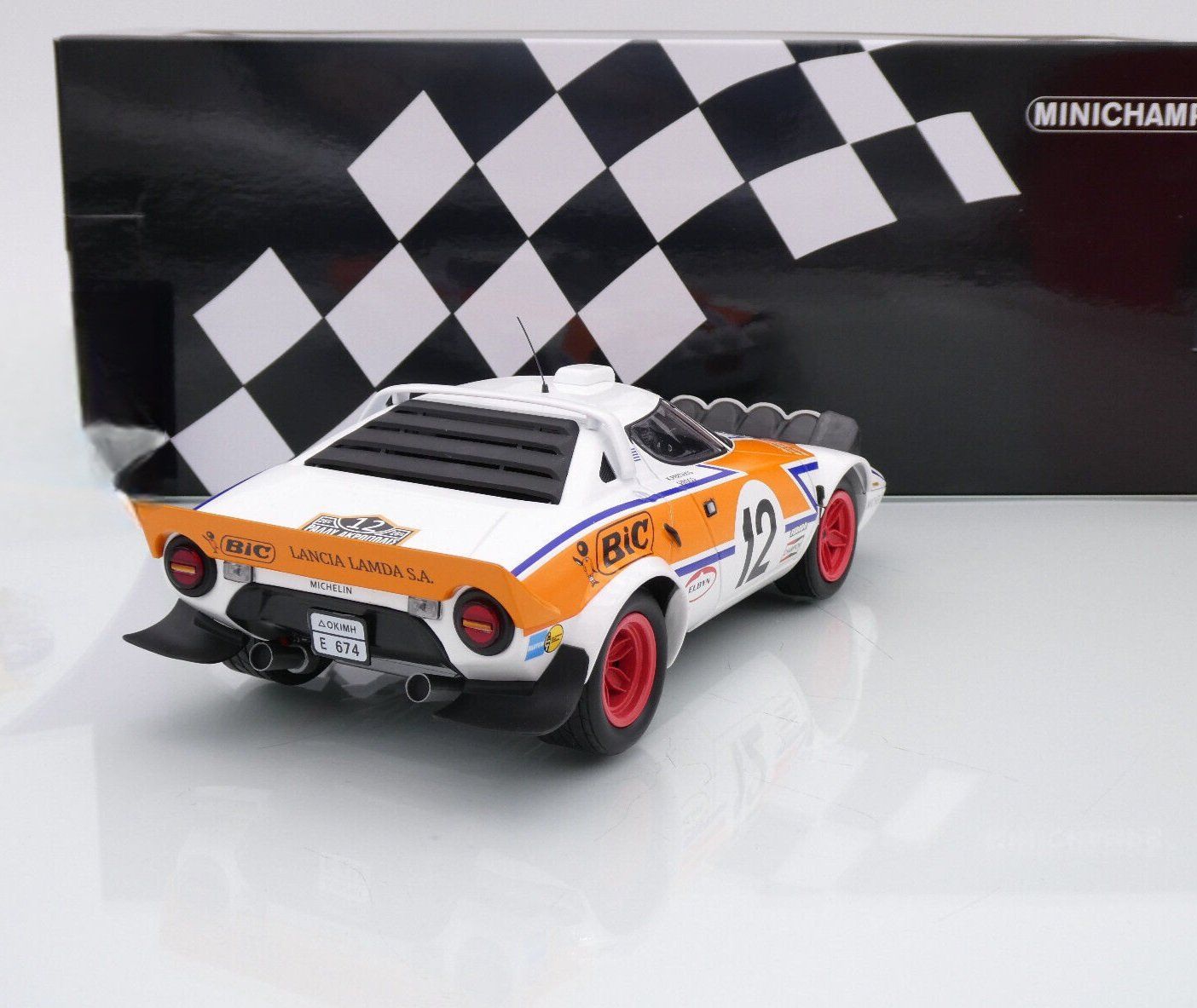 Minichamps Lancia Stratos 12 Siroco AcropolisRally 1979 1:18 (Neu und ...