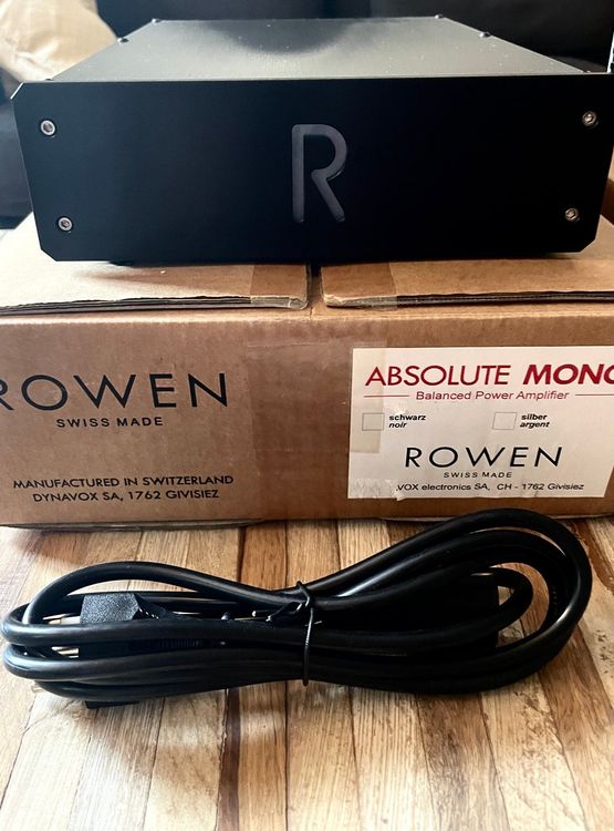 2x ROWEN ABSOLUTE MONO AMPS BLACK (D'occasion) à Winterthur pour CHF ...