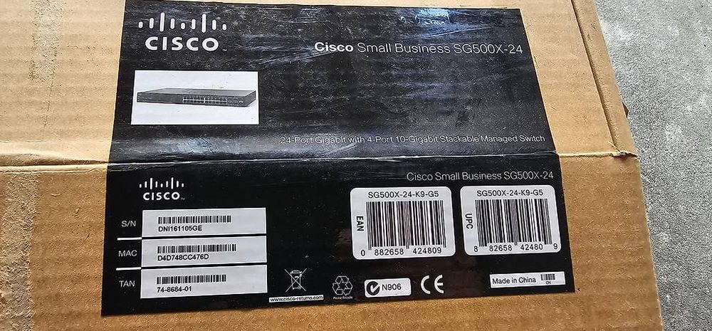 Cisco SG500X-24: 24 Port Managed Switch (Neu und originalverpackt) in ...