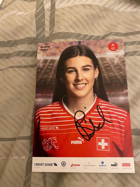 Autogrammkarte Seraina Piubel handsigniert | Kaufen auf Ricardo