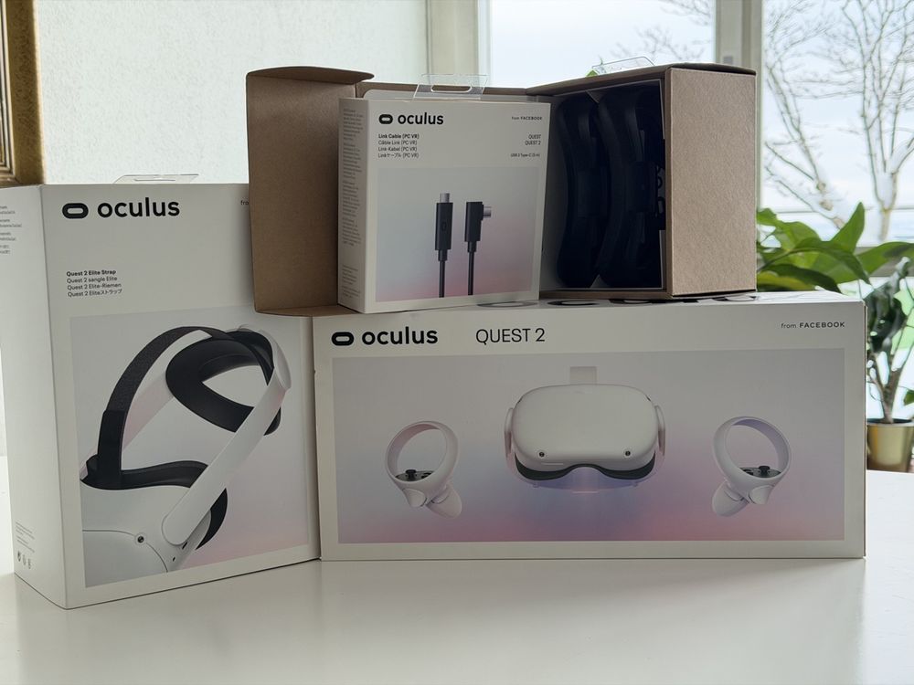 Meta Oculus Quest 2 VR Brille + Accessories Bundle (Gebraucht) in Binz ...