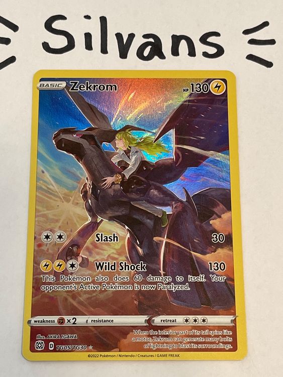 Zekrom Character Rare Brilliant Stars Strahlende Sterne EN (Neu (gemäss ...