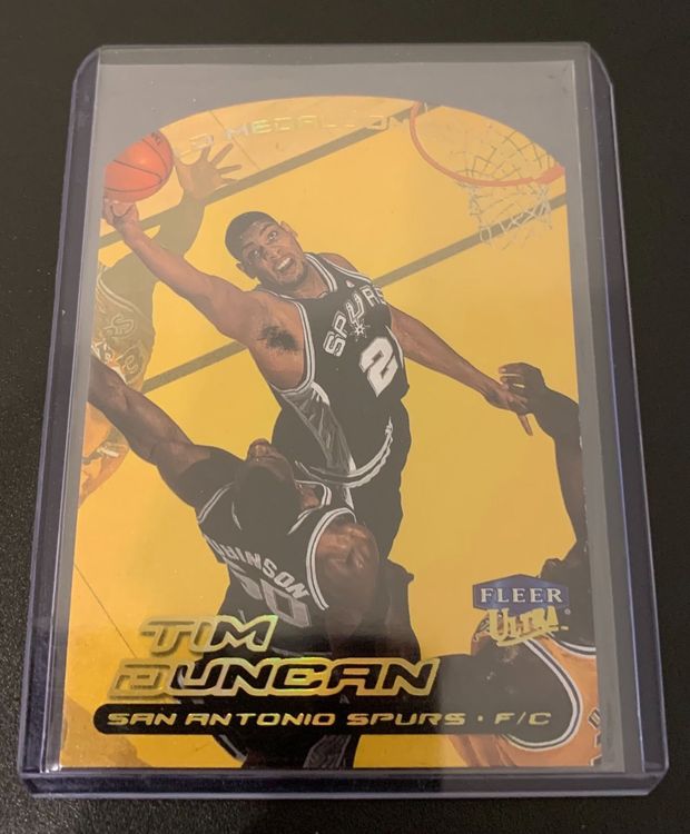 Top Tim Duncan Fleer Ultra Gold Medaillon Card (Neu (gemäss ...