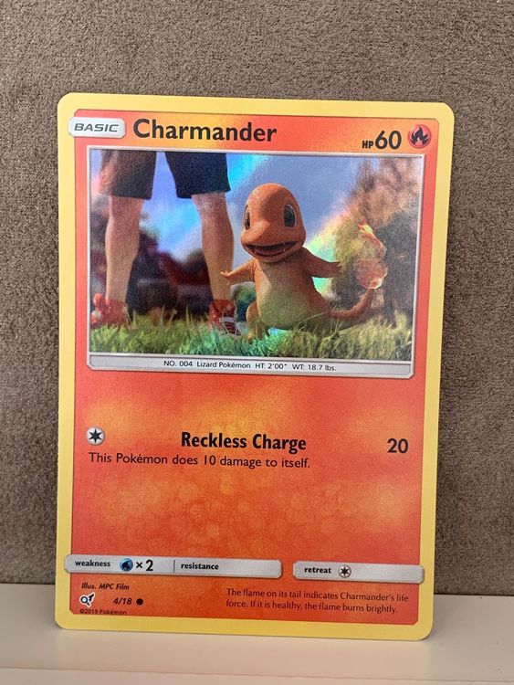 Charmander Holo ENG Detective Pikachu Pokemon 4/18 (Gebraucht) in ...