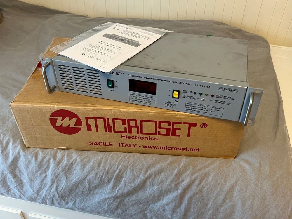 Microset Netzteil 13.5V, 25A + BPR12/24 Akkus | Kaufen auf Ricardo