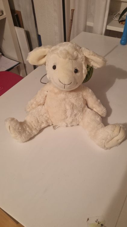 s-sses-kuscheltier-schaf-pl-schtier-lamm-stofftier-weich-gebraucht