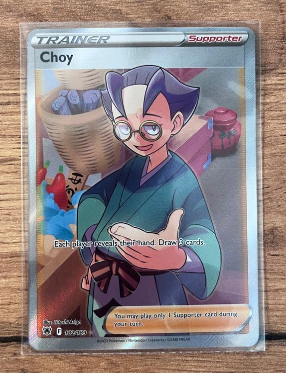 Choy FULL ART 182/189 Pokemon Astral Radiance (Neu (gemäss Beschreibung ...