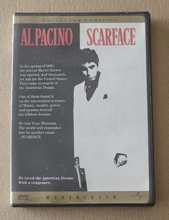 DVD Scarface Al Pacino English French Spanish (Neu (gemäss Beschreibung ...
