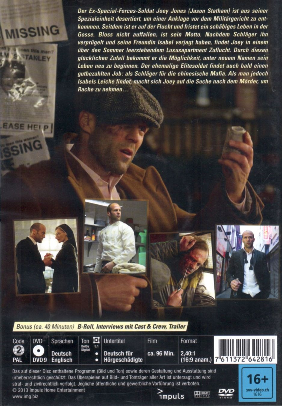 DVD: Redemption (mit Jason Statham) (Gebraucht) in Tägerig für CHF 3 – mit Lieferung auf Ricardo ...