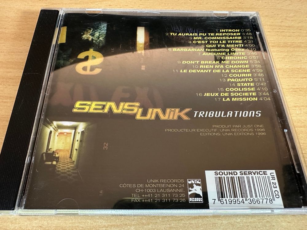 Sens Unik – Tribulations | Kaufen auf Ricardo