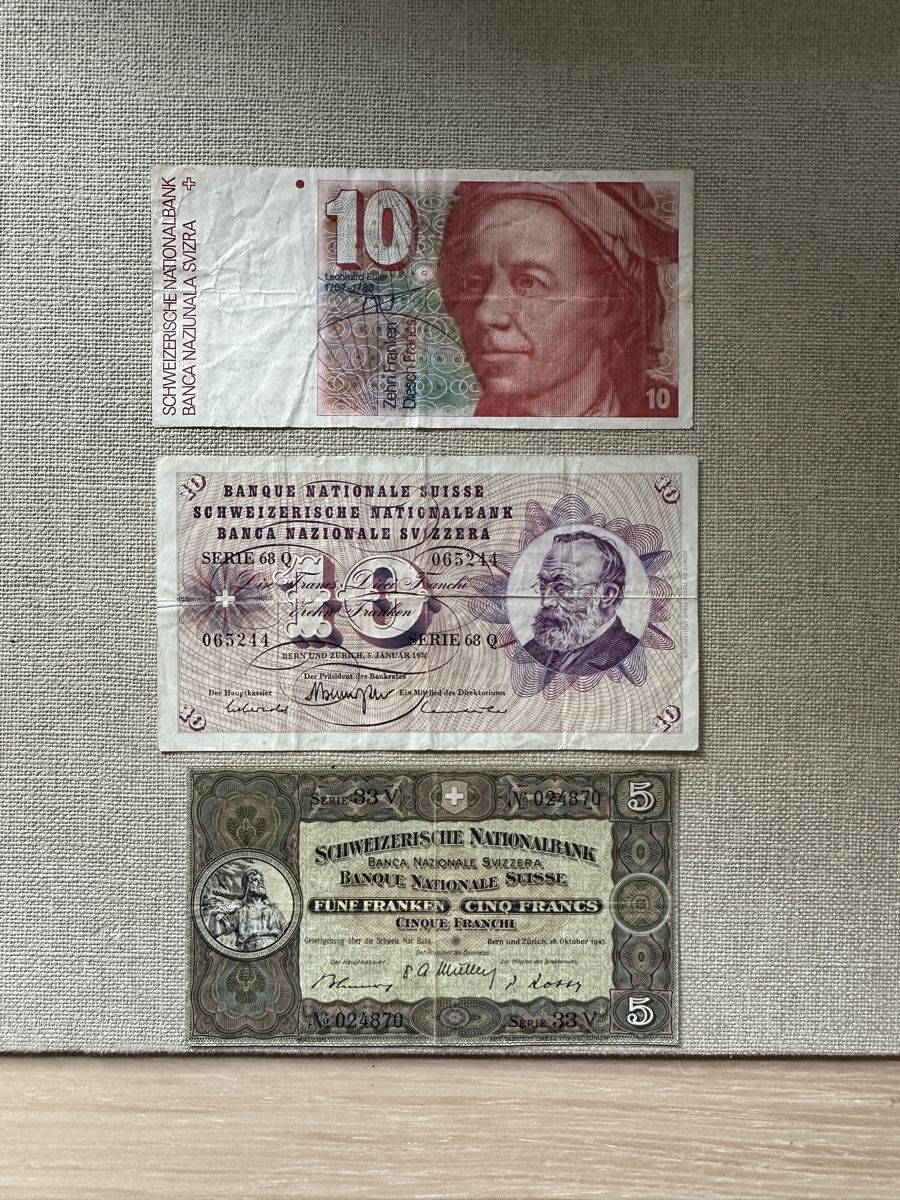 Schweizer Banknoten (Gebraucht) in Reutigen für CHF 14 – mit Lieferung ...