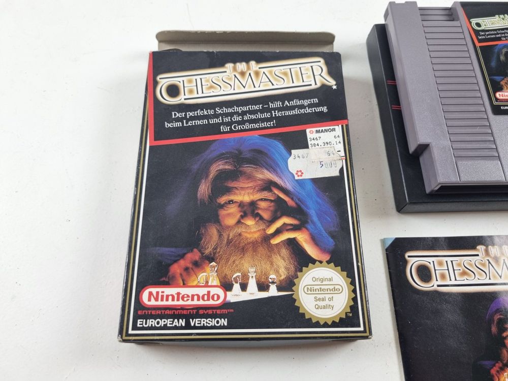 Nintendo NES Game Chessmaster mit Spielanleitung und OVP (Gebraucht) in ...