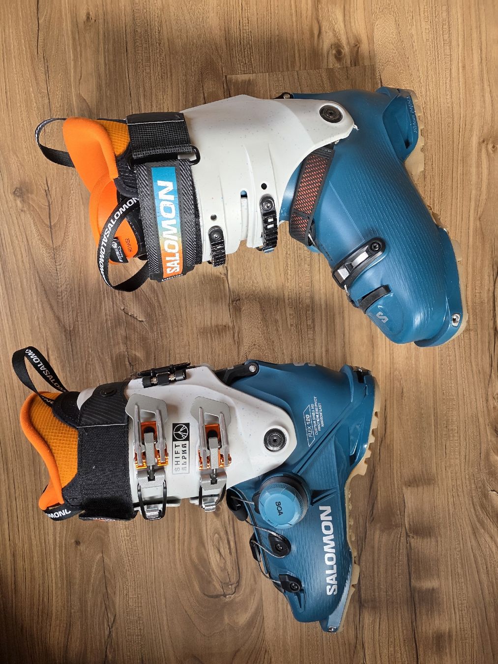 Salomon Shift Alpha Boa 120 Ski Boots Dragonfly / Silver (Neu und ...