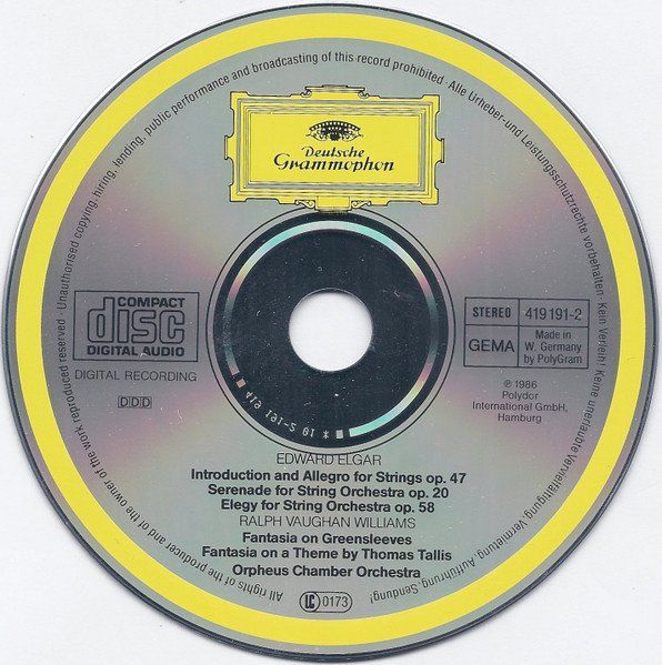 Edward Elgar, Ralph Vaughan Williams [Deut. Gram.] (Gebraucht) in ...