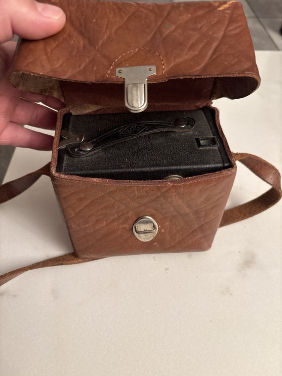 Agfa Box 44 Kamera mit Ledertasche Vintage | Kaufen auf Ricardo
