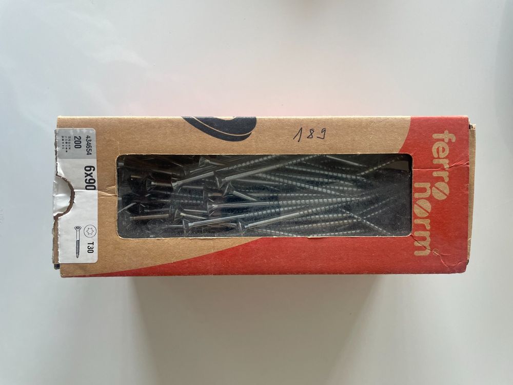 Senk-Universalschrauben – FerroNorm – 6x120mm (Neu (gemäss Beschreibung ...