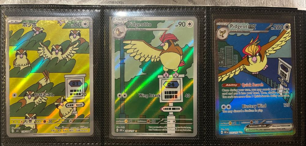 Taubsi, Tauboga, Tauboss Pokemon Karten (Neu (gemäss Beschreibung)) in ...