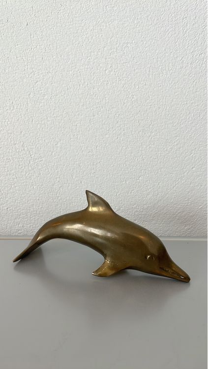 Messing Delfin Figur (Gebraucht) in Siebnen für CHF 6 – mit Lieferung auf Ricardo kaufen