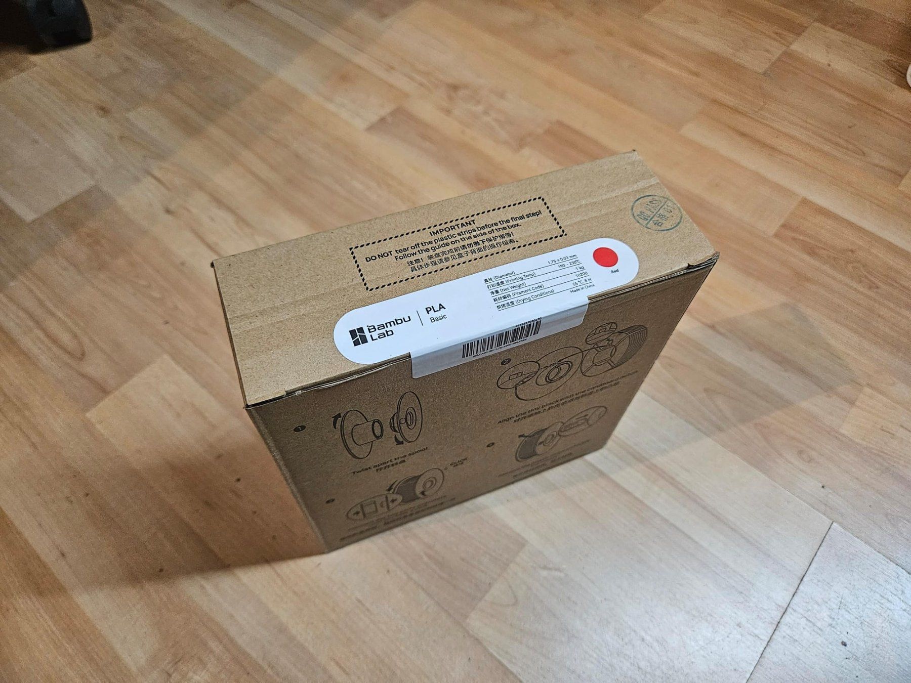 Bambu Lab PLA Basic Red (1 Kilo Refill) (Gebraucht) in Winterthur für ...