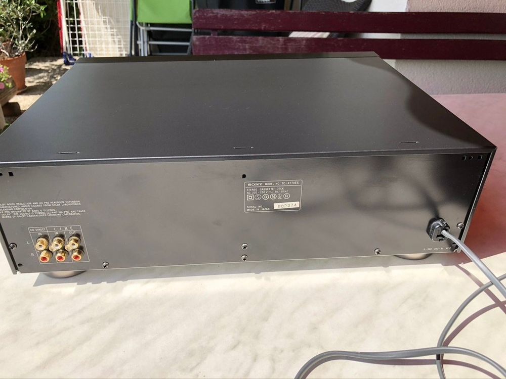 Sony Tape Deck TC-K 770ES High End in Neuzustand /Revidiert (Gebraucht ...