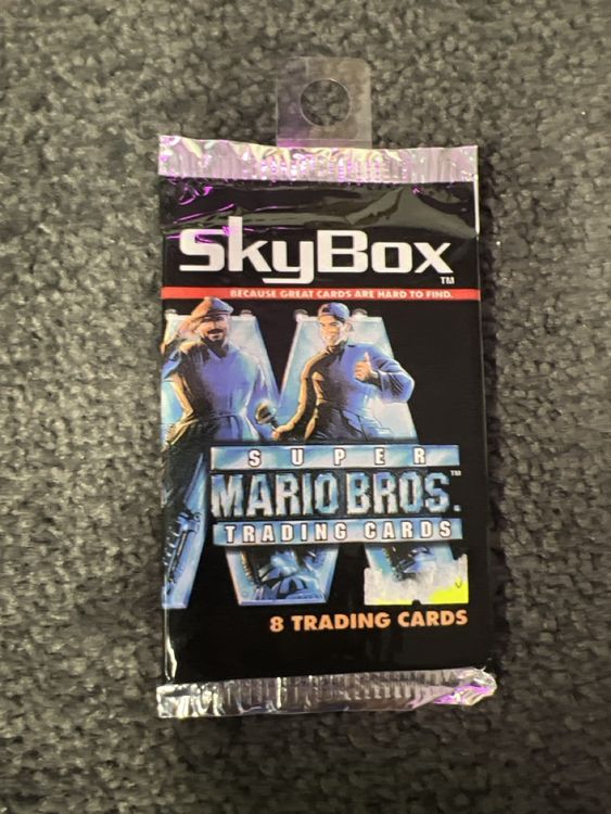 Skybox 1993 - Mario Bros movie - 1 pack of 8 cards (Neu und ...
