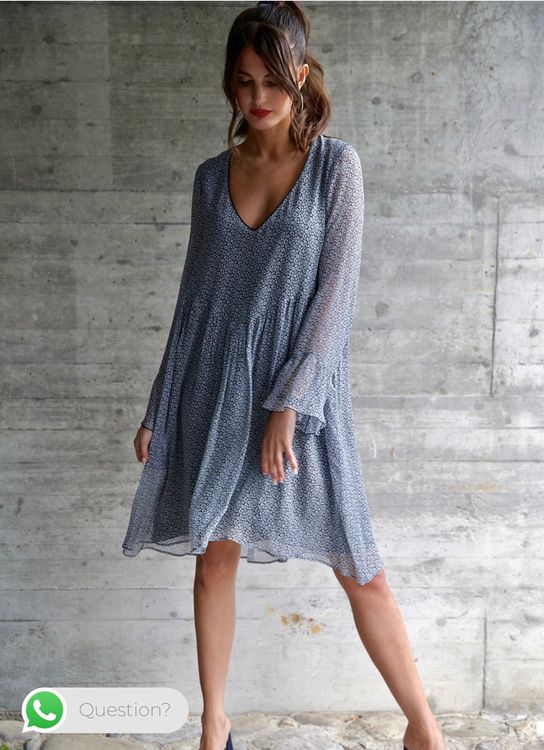 Ann&Line Kleid Leo 36 s Herbst knie lang Business cocktail (Gebraucht ...